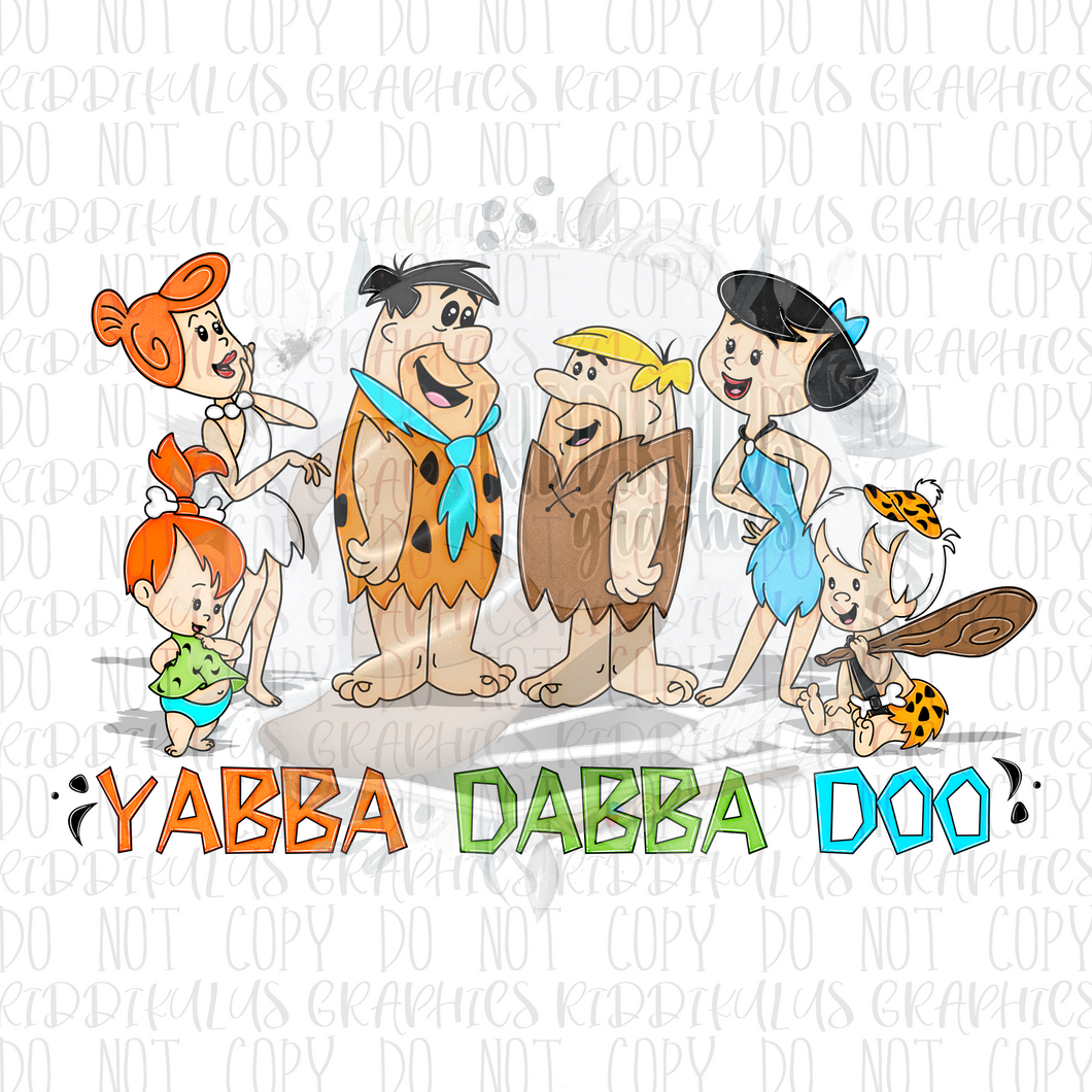 Yabba Dabba Doo PNG – RiddikulusGraphics