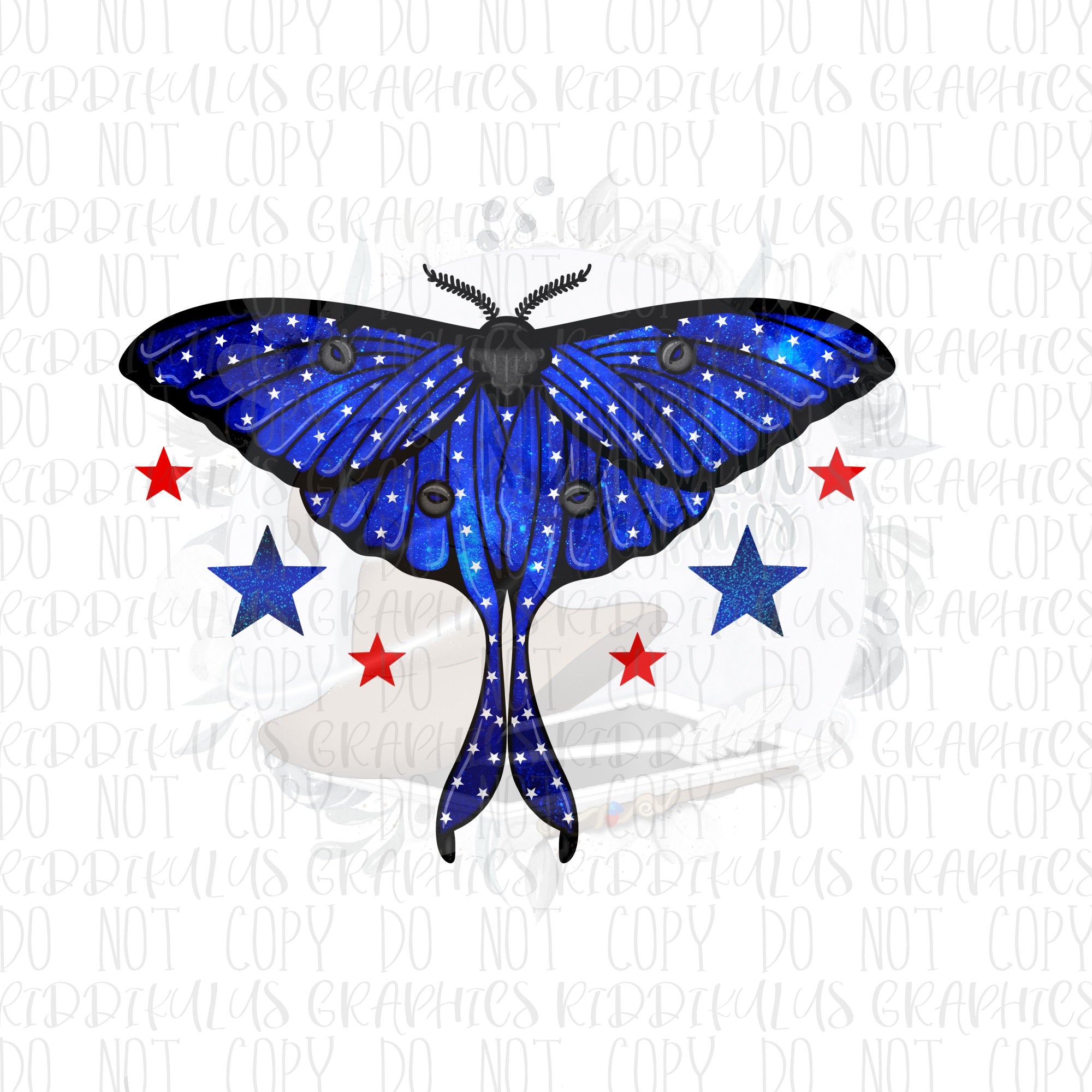Star Spangled Moths – RiddikulusGraphics